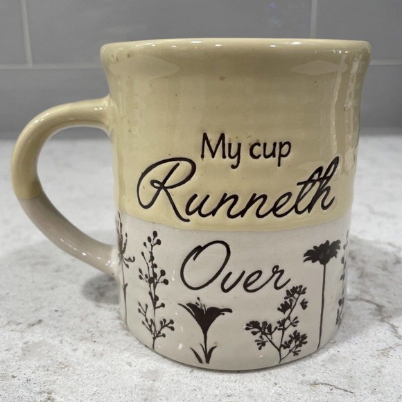 Spectrum | Dining | My Cup Runneth Over 6 Oz Coffee Mug Retro Look ...